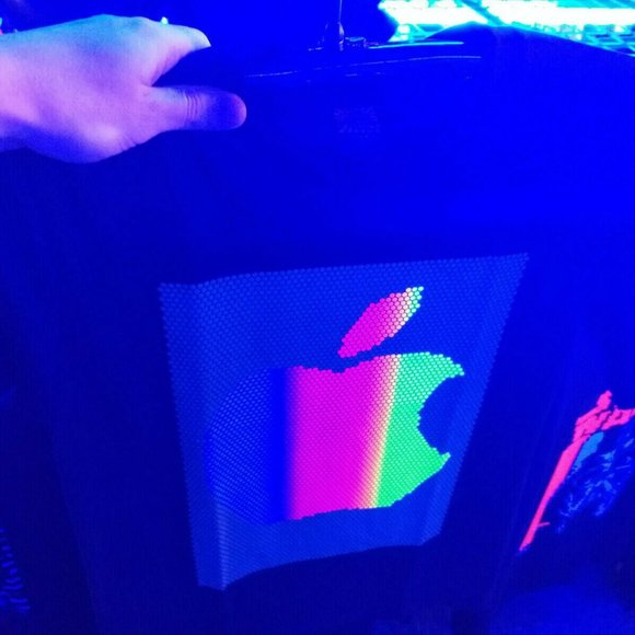 Shirts | Mac Apple Macintosh Glow In The Dark Blacklight T | Poshmark